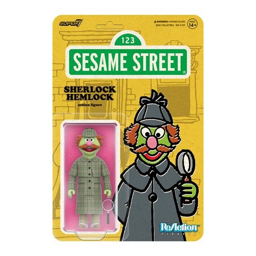 Sherlock Hemlock Sesame Street Wave 3 reaction figure | Funky Town ...