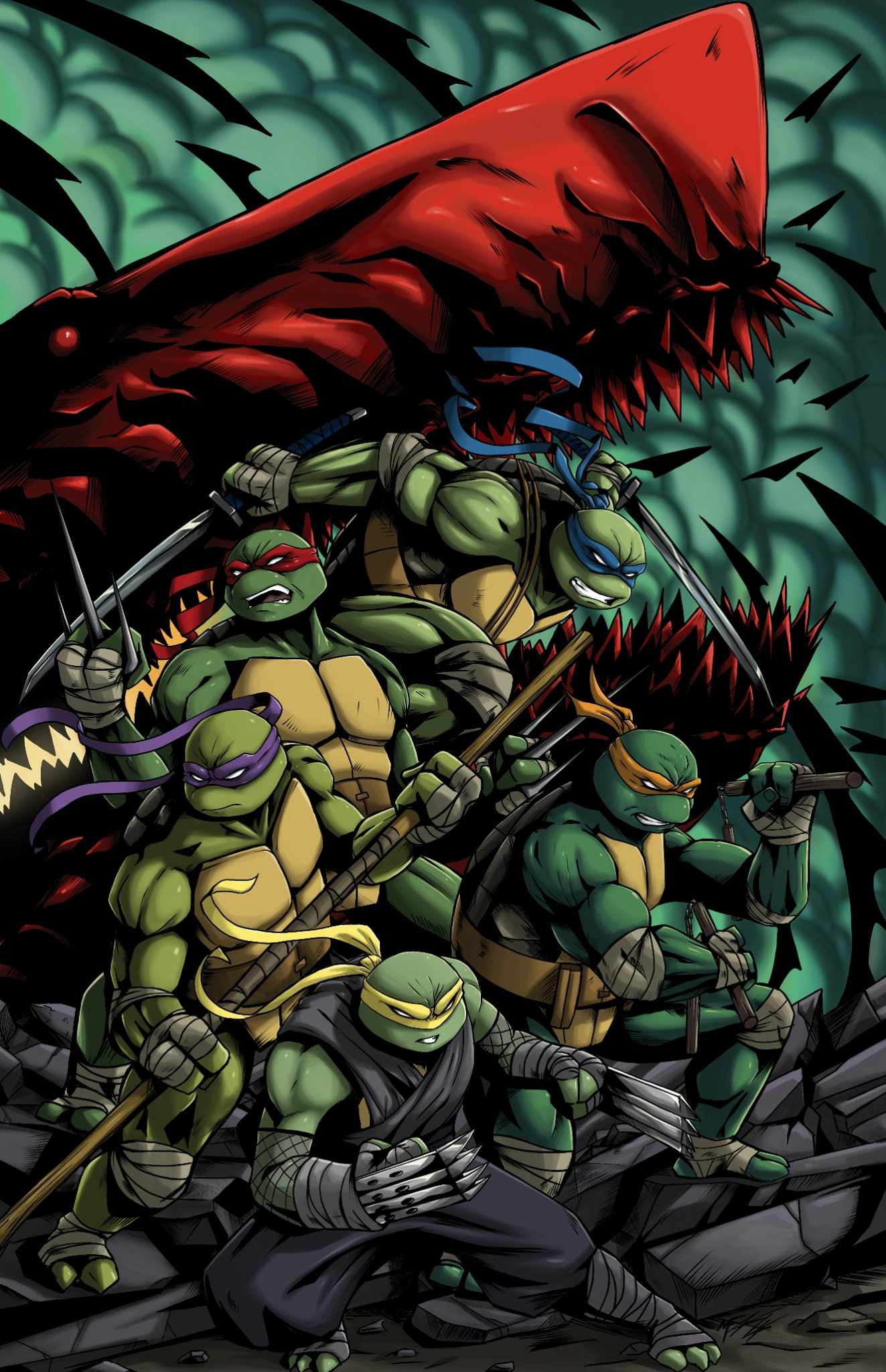 TMNT #148 FTCV Exclusive by Matt Flint | Funky Town Comics & Vinyl