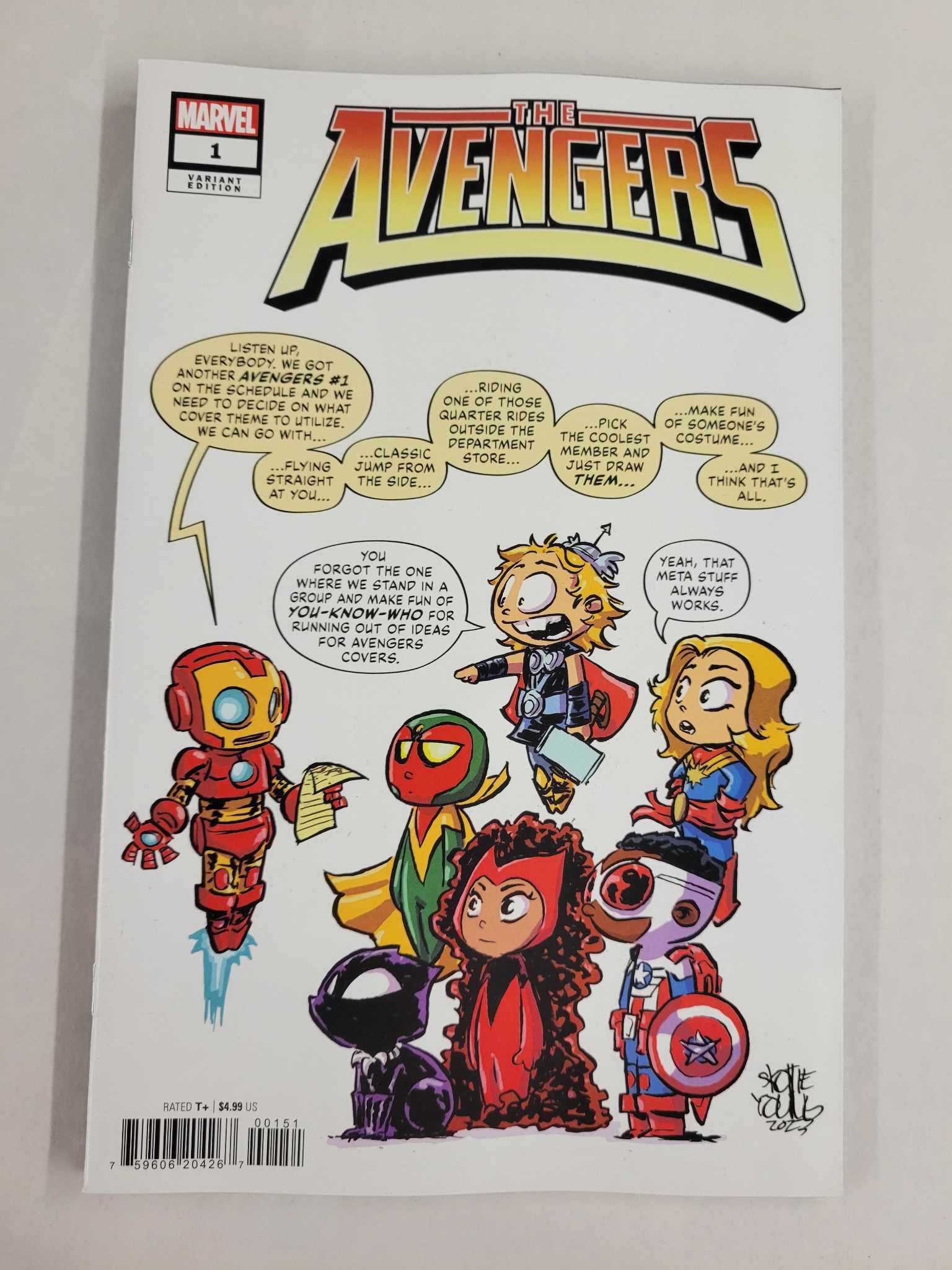 Avengers #1 Skottie Young Variant | Funky Town Comics & Vinyl