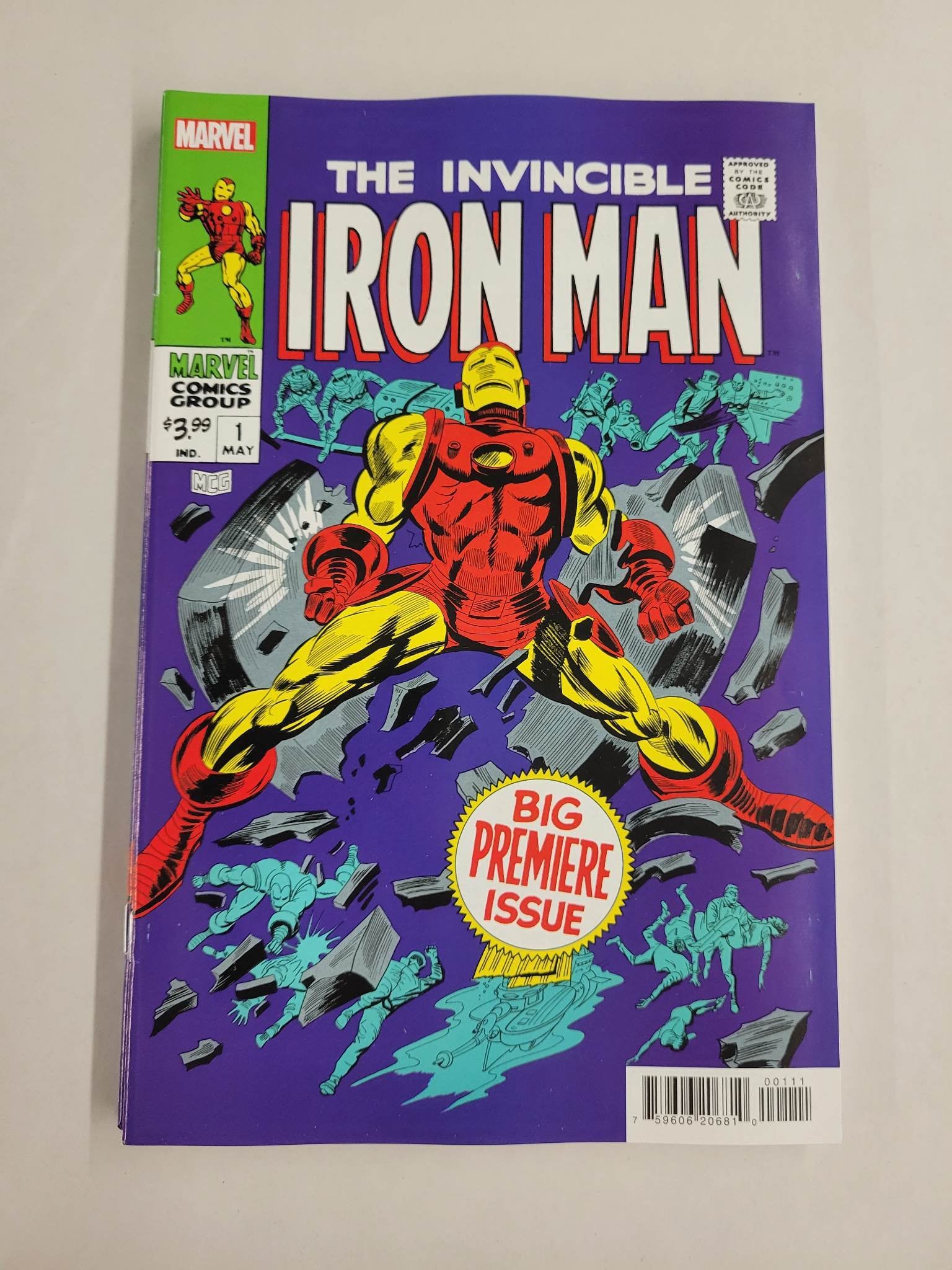 Invincible Iron Man #1 Facsimile | Funky Town Comics & Vinyl