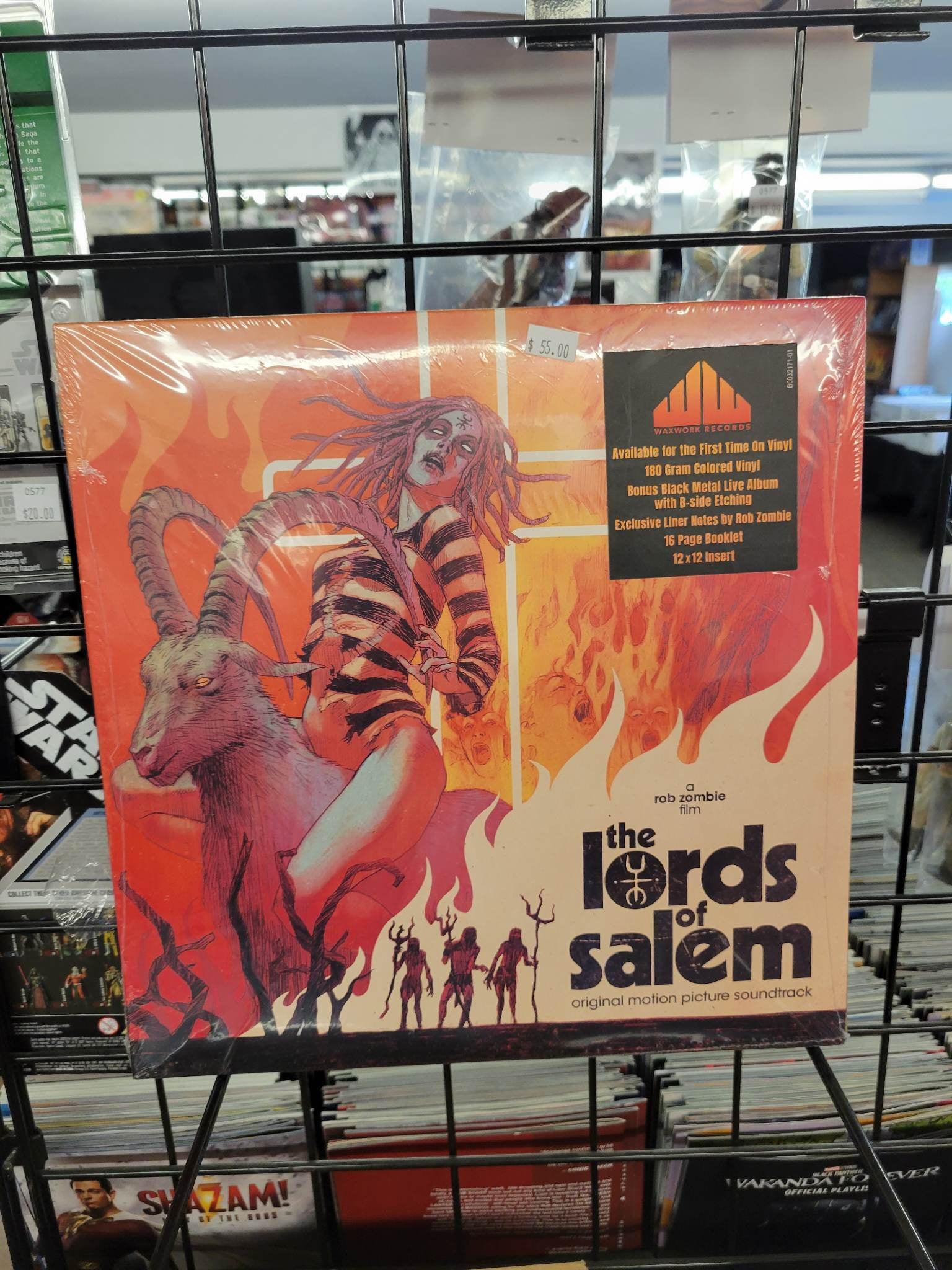 the Lords of Salem Original Motion Picture Soundtrack 180 Gram Colored ...